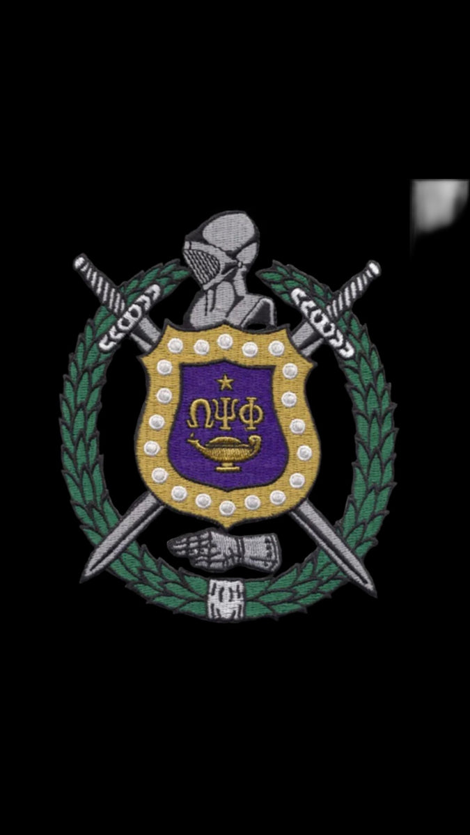 Omega Shield Patch 3 Inch – 3 Sisters Embroidery