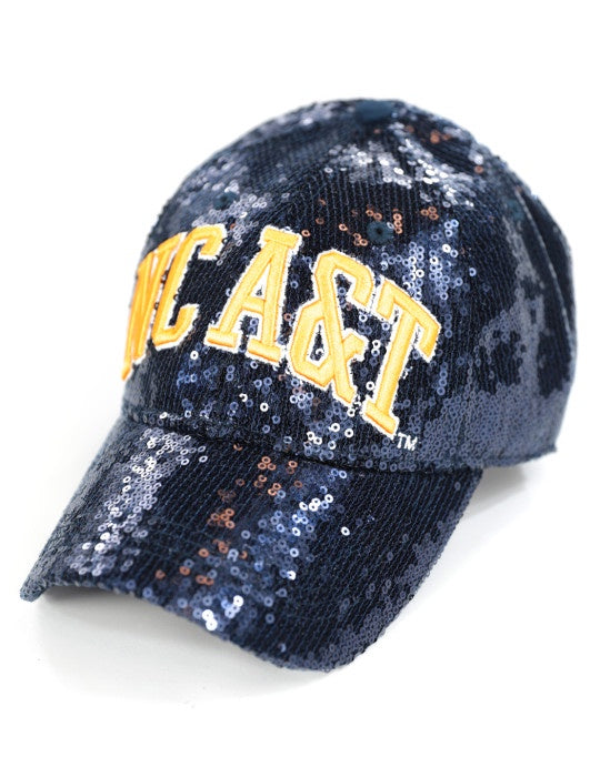 NC A&T Sequin Cap – 3 Sisters Embroidery