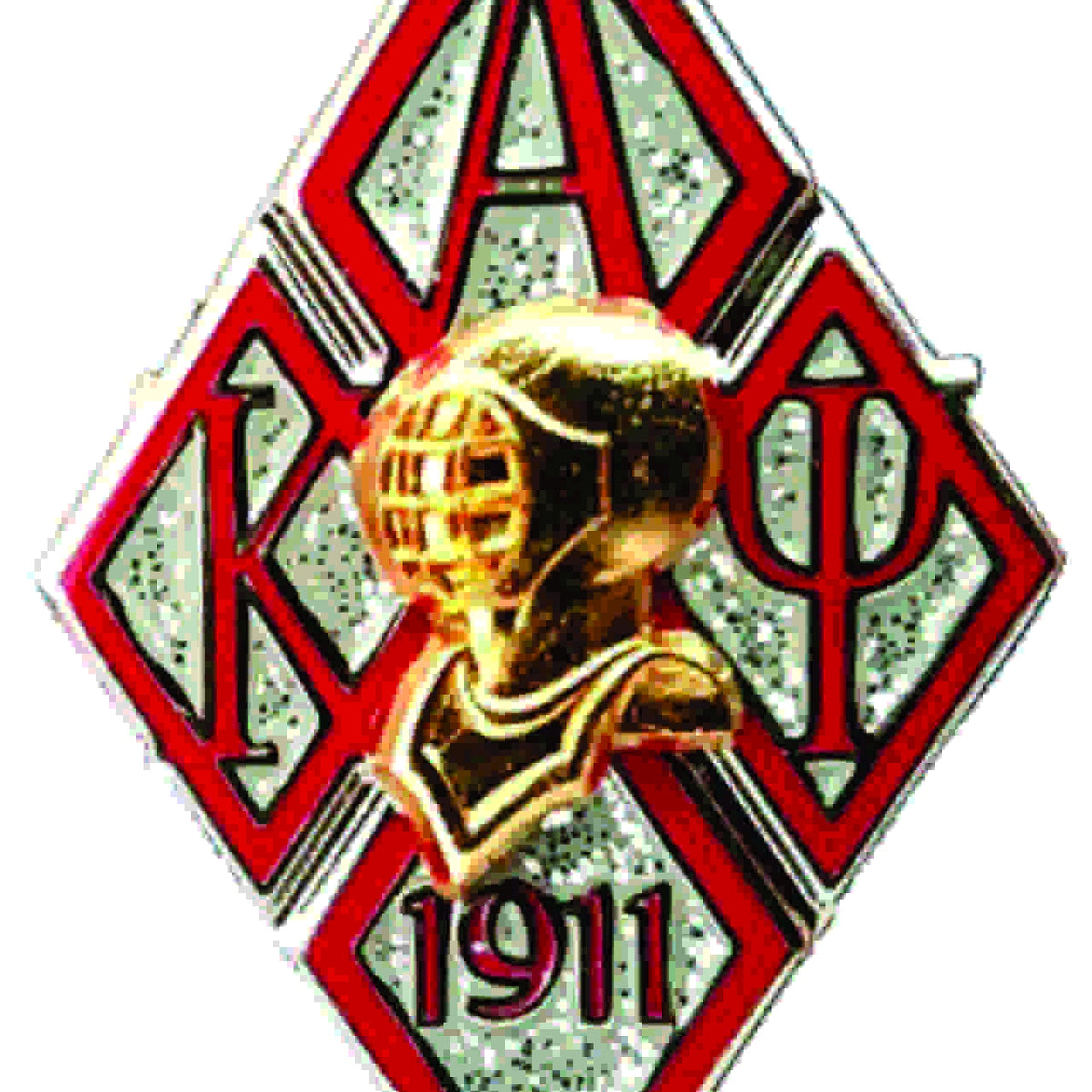 Kappa Diamond 3D Lapel Pin – 3 Sisters Embroidery