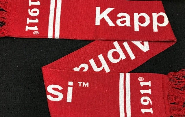 Kappa Knit Scarf – 3 Sisters Embroidery